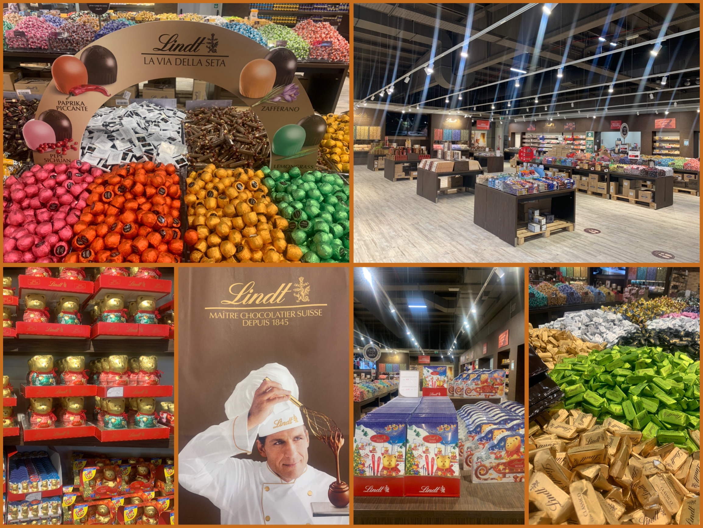 Factory Outlet LINDT à Cassano Magnago - Milan Accueil